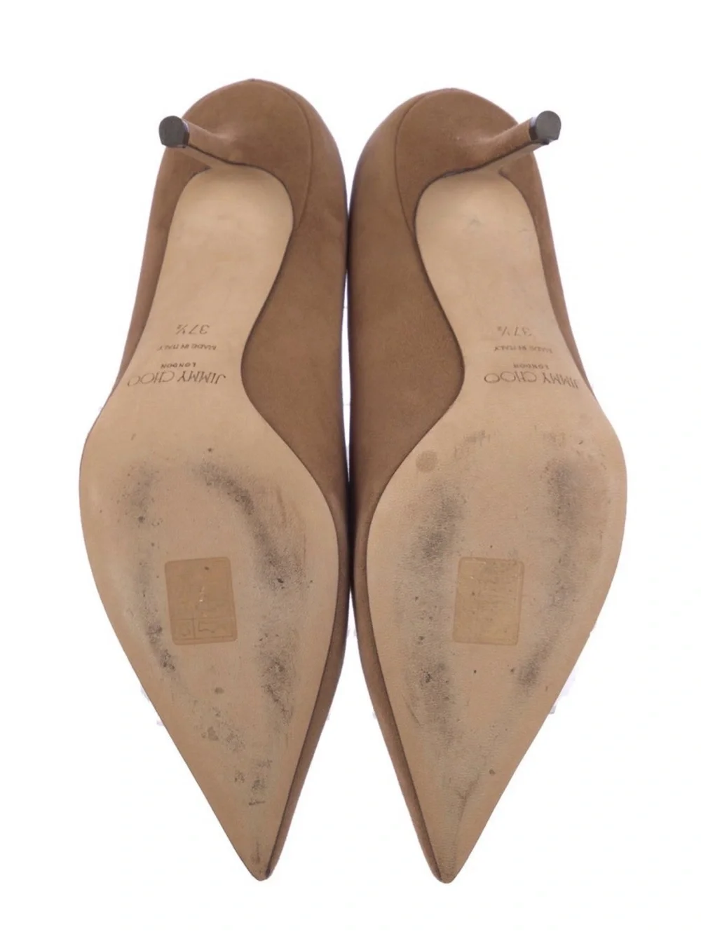 Jimmy Choo | Shoes | Jimmy Choo Love 85 Brown Suede Pointedtoe Pumps ...